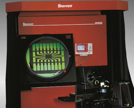 Starrett Horizontal Floor Standing Side Bed Profile Projector HS600 ...