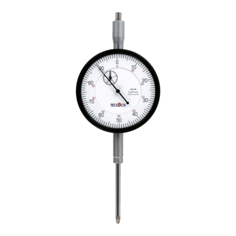 Teclock Long Stroke Dial Indicator, 50/0.01mm - KM-155 Series - MSP ...