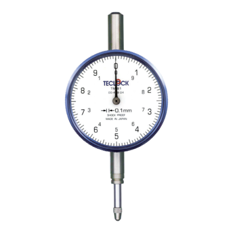 Teclock Dial Indicator, 10mm/0.1 - TM-91 (Standard Type) - MSP Metrology